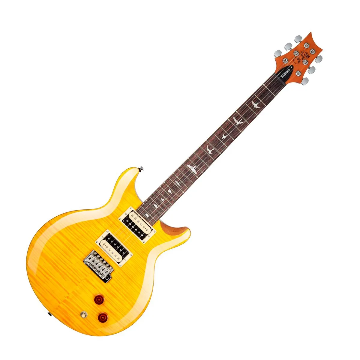 Guitarra Eléctrica SE Santana Yellow PRS (funda incluida) – Dplay